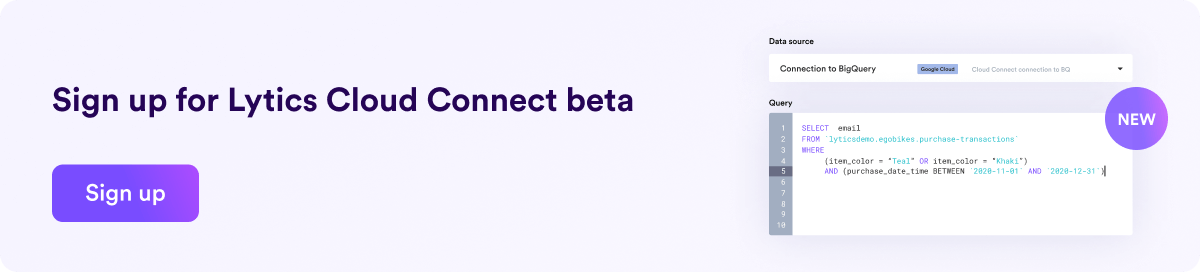 Introducing Lytics Cloud Connect