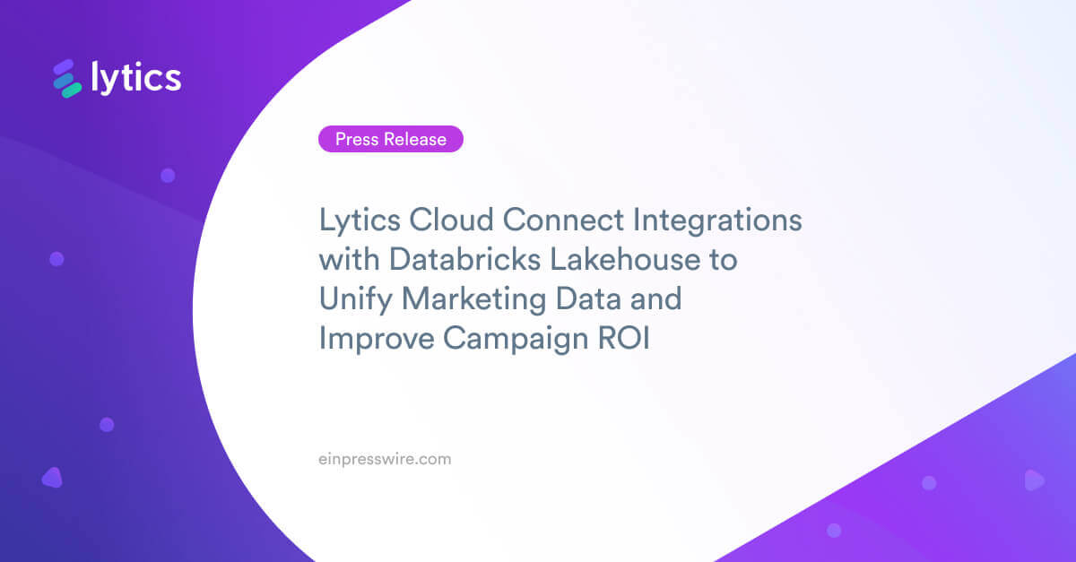 Press - Lytics Customer Data Platform (CDP)
