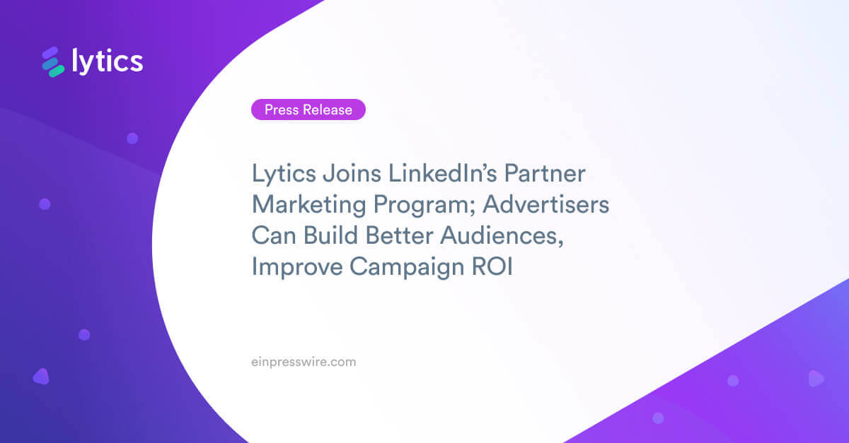 Press - Lytics Customer Data Platform (CDP)