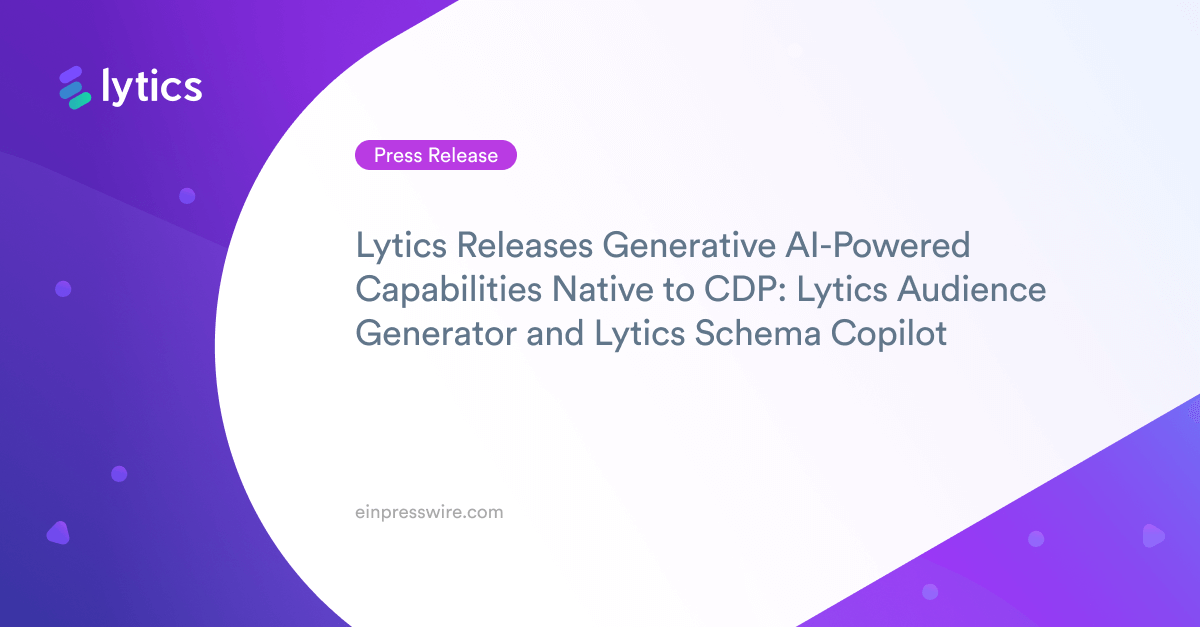 Press - Lytics Customer Data Platform (CDP)