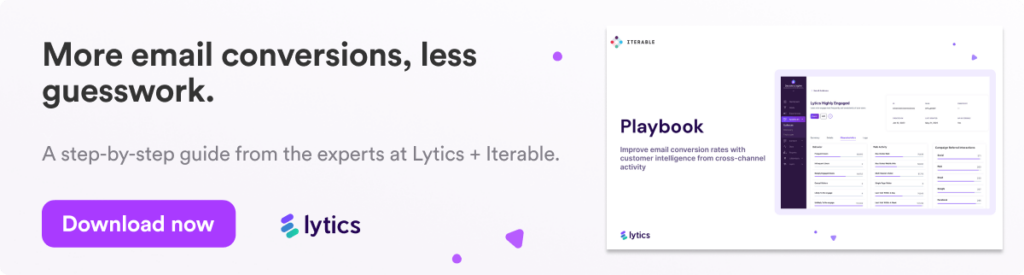 How to increase email conversions with intent-based personalization [Playbook]