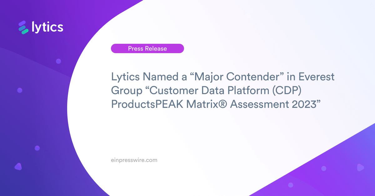 Press - Lytics Customer Data Platform (CDP)